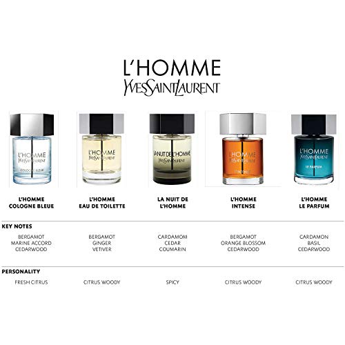 L'HOMME YVES SAINT LAURENT by Yves Saint Laurent EDT SPRAY, 3.3 Fl Oz