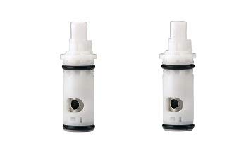 MOEN 1224 Replacement Faucet Cartridge Kit Fits Most Double Handle Moen Faucets and Tub/Showers (2-(Pack))