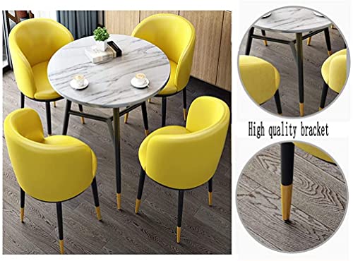 Office Conference Table, Office Business Hotel Reception Dining Table Set, Office Table and Chair Set Creative Round Table Study Living Room Bedroom Home Company Company Shop Reception Table (Color :