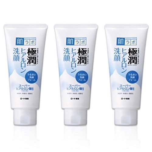 Rohto Hadalabo Gokujyun Foam Cleanser 3.5oz/100g 3set