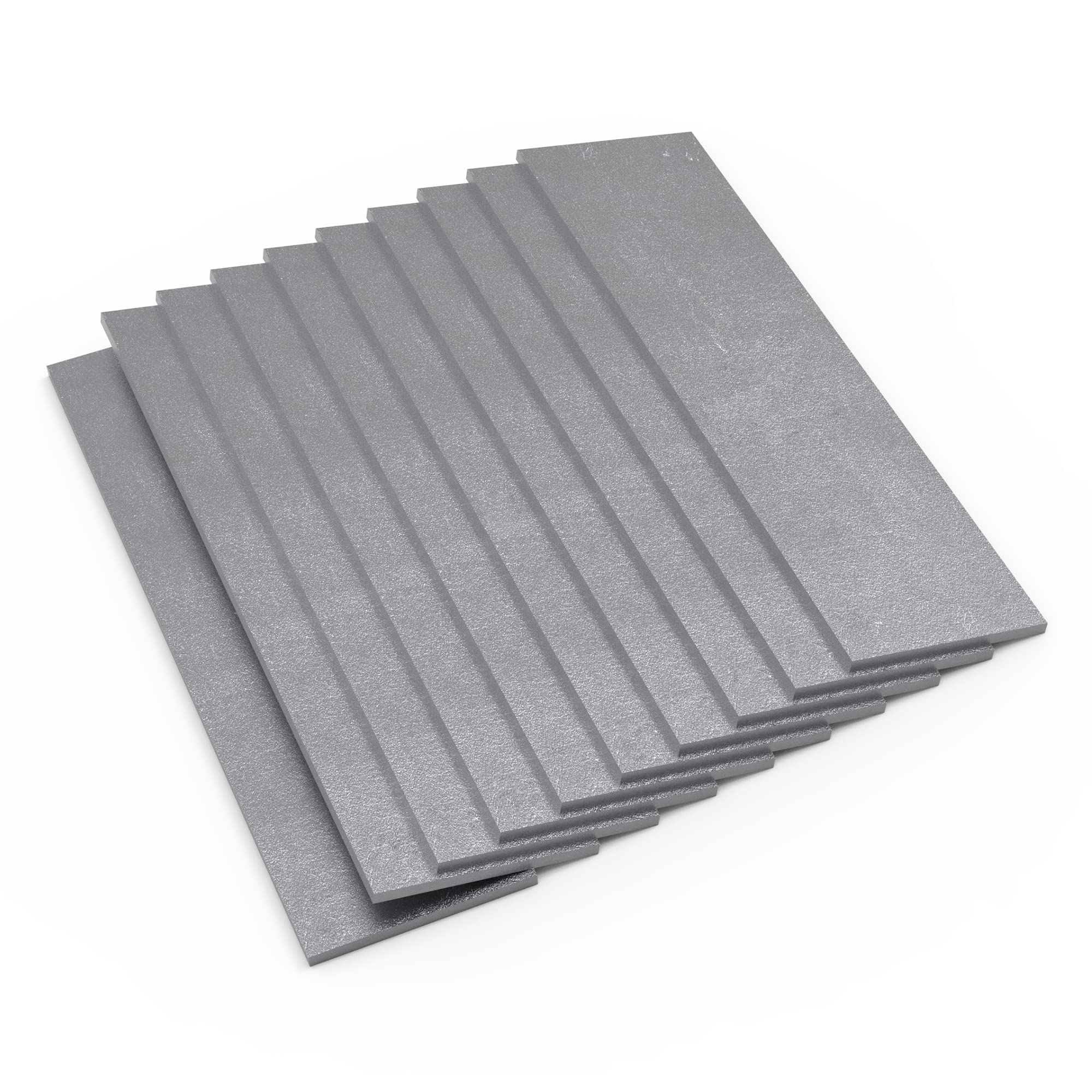 SILATU Welding Coupons - 10 PCS 2×8 inch Mild Steel Welding Kit, 11 Gauge Welding Training Metal Plate for MIG, TIG, Gas, Arc, Stick