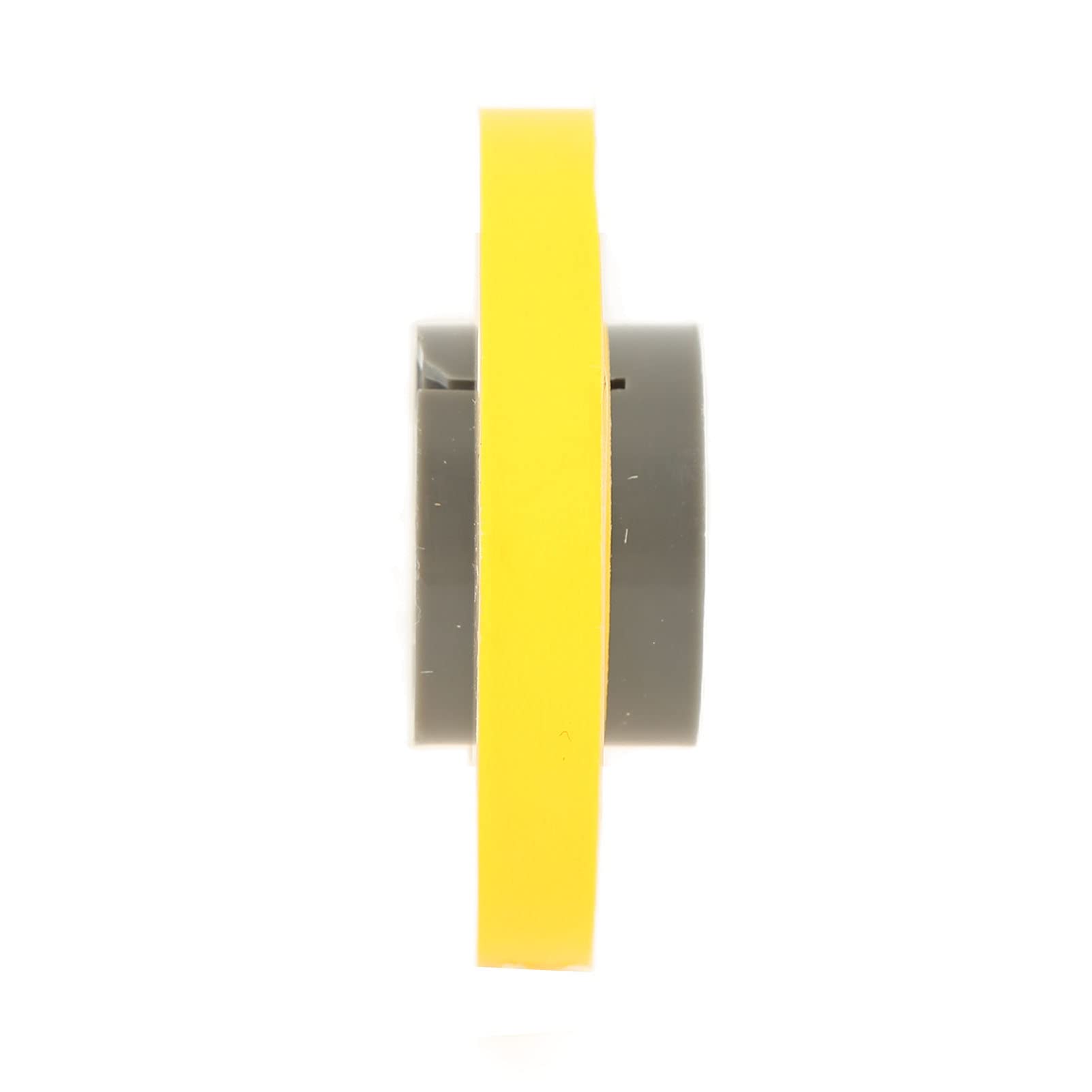 4 Rolls Label Maker Tapes, 6mm Wide 8m Long Clear Printing Self Adhesive Label Maker Tape Thermal DIY Label Paper for MAX LM 370 380 390 (Yellow)