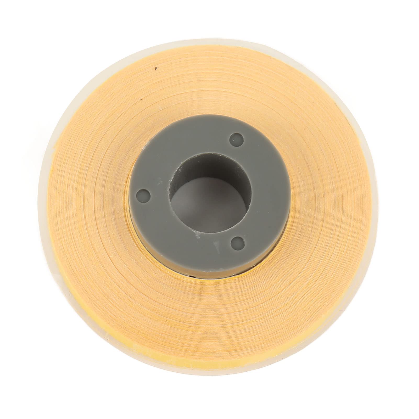 4 Rolls Label Maker Tapes, 6mm Wide 8m Long Clear Printing Self Adhesive Label Maker Tape Thermal DIY Label Paper for MAX LM 370 380 390 (Yellow)
