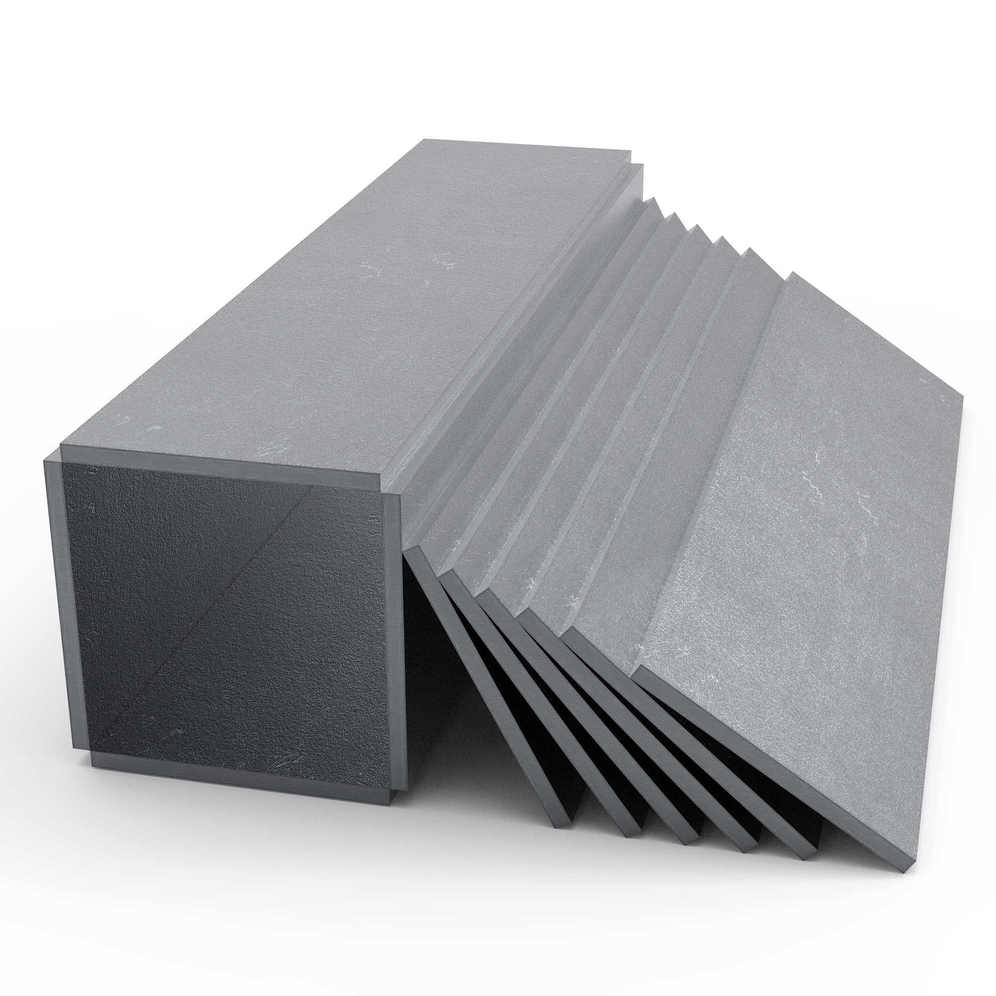 SILATU Welding Coupons - 10 PCS 2×8 inch Mild Steel Welding Kit, 11 Gauge Welding Training Metal Plate for MIG, TIG, Gas, Arc, Stick