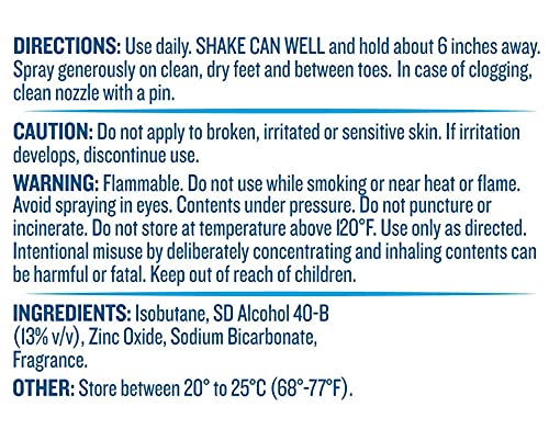 Dr. Scholl's Odor-X Odor Fighting Spray Powder 4.70 oz (Pack of 9)