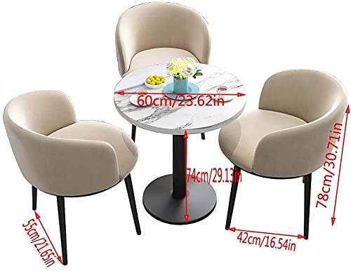 Office Conference Table, Office Business Hotel Reception Dining Table Set, Office Table and Chair Set Home Dining Room Living Room Balcony Sales Department Reception Area Negotiation Table (Color : Li