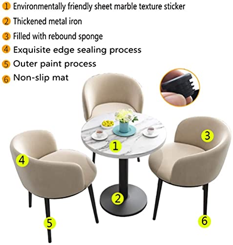 Office Conference Table, Office Business Hotel Reception Dining Table Set, Office Table and Chair Set Home Dining Room Living Room Balcony Sales Department Reception Area Negotiation Table (Color : Li