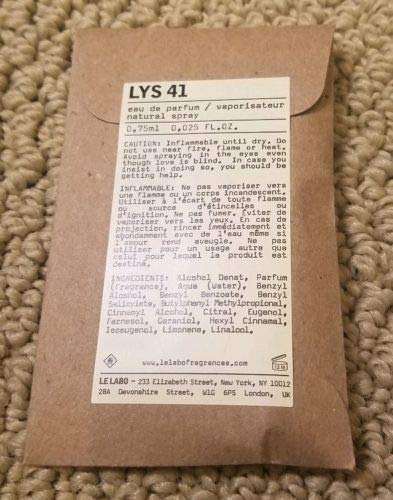 Le Labo Lys 41 Eau De Parfum .025 oz (2 Bottles)