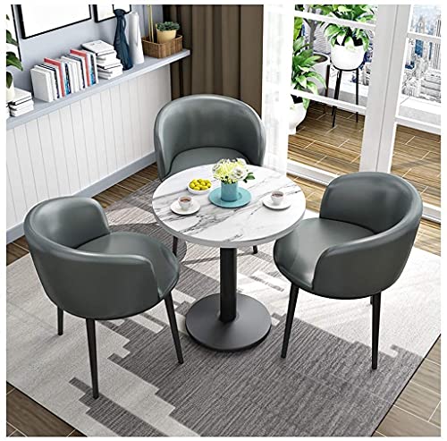 Office Conference Table, Office Business Hotel Reception Dining Table Set, Office Table and Chair Set Home Dining Room Living Room Balcony Sales Department Reception Area Negotiation Table (Color : Li