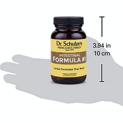 Dr. Schulze's Intestinal Formula #1 Colon Bowel Cleanse Laxative Capsules, 90 Count (90 Capsules)