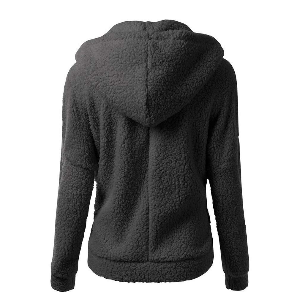 Women Sherpa Jackets Winter Coats Faux Fur Lined Hooides Oversized Fluffy Fuzzy Fleece Jacket