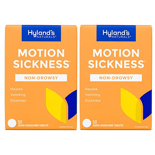 2 Packs of Hyland's Motion Sickness - 50 Tablets by Hyland's Homeopathic