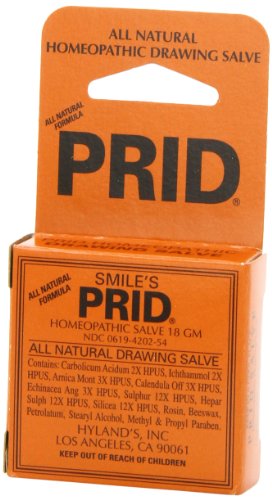 Smile's PRID Drawing Salve, Natural Homeopathic Relief of Topical Pain and Irritation, 18 Grams