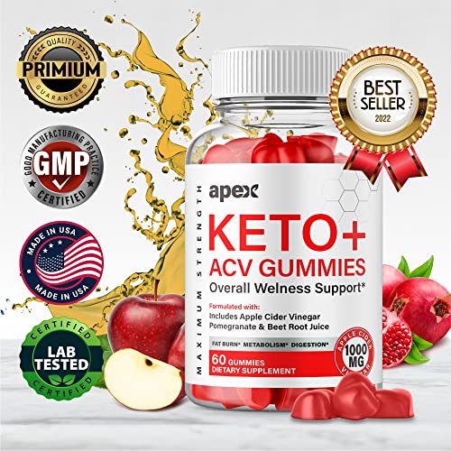 (2 Pack) Apex Keto Gummies Apex Keto ACV Gummies Advanced Formula Apex Keto Apple Cider Vinegar Gummies Gummy ss (120 Gummies)