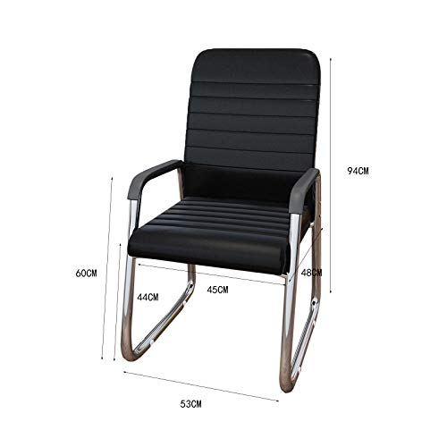 Student Dorm Room Games Chairs, Conference Reception Chair with Mesh Back, Breathable Mesh Computer Chair, 45 * 48 * 94CM(Color:Blue)