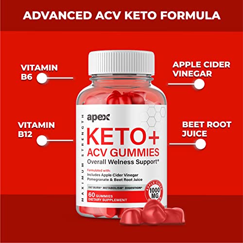 (2 Pack) Apex Keto Gummies Apex Keto ACV Gummies Advanced Formula Apex Keto Apple Cider Vinegar Gummies Gummy ss (120 Gummies)