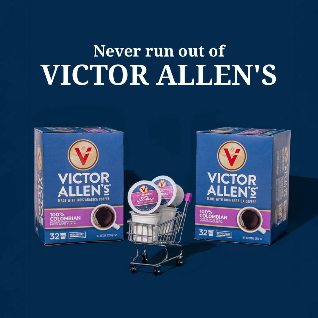 Victor Allen's Coffee Variety Pack, Light-Dark Roasts, 42 Count, Single Serve Coffee Pods for Keurig K-Cup Brewers