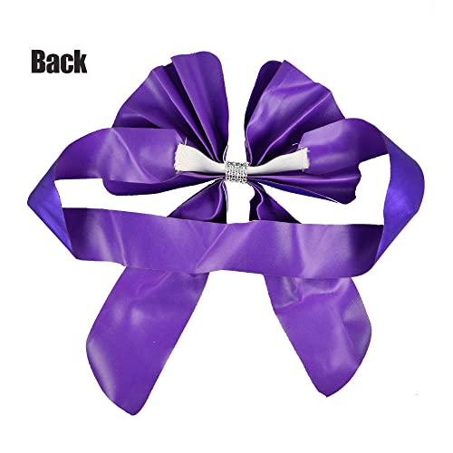 VVW&LIU 10 Pieces Wedding Ceremony Decor Red Blue Already Bow Tie Hotel Banquet Chair Sash Band Conference Event Birthday Party Favor,G,10 pcs