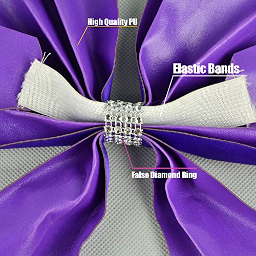 VVW&LIU 10 Pieces Wedding Ceremony Decor Red Blue Already Bow Tie Hotel Banquet Chair Sash Band Conference Event Birthday Party Favor,G,10 pcs