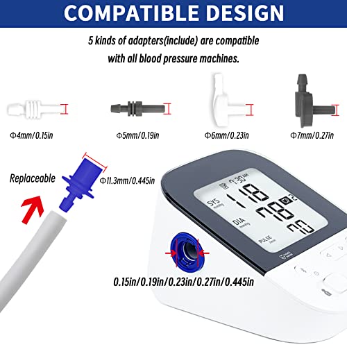 Extra Large Cuff Compatible with Omron 9β-21β Inches (22-53CM) XL Blood Pressure Cuff Adult ARM BP Replacement Cuff for Big ARM(X-Large)