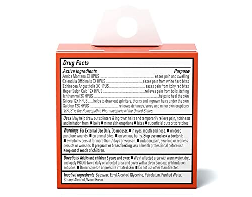 Smile's PRID Drawing Salve by Hyland's, Relief of Topical Pain and Skin Irritations, 18 grams