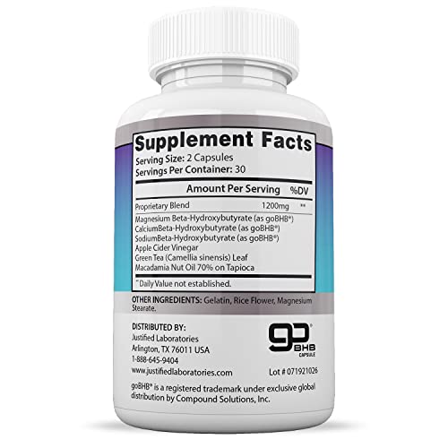Ketogenix Max 1200mg Keto Pills Ketogenic Supplement Includes goBHB Exogenous Ketones Apple Cider Vinegar Macadamia Nut Oil and Green Tea Advanced Ketosis Support for Men Women 180 Capsules 3 Bottles