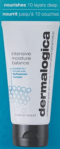Dermalogica Intensive Moisture Balance (3.4 Fl Oz) Face Moisturizer with Hyaluronic Acid - Restores Balance to Dry, Depleted Skin for Optimal Barrier Performance