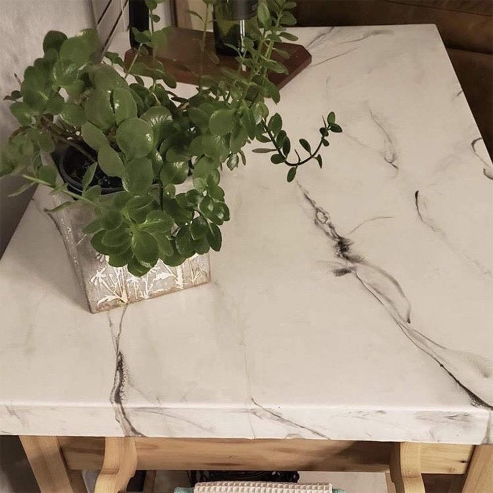 TotalBoat DIY Epoxy Italian White Marble Effect Countertop Project Kit | Includes Resin, Pigments & Tools | Make Faux Marble Kitchen Countertops, Bathroom Counters & Coffee Tables (Gallon Kit)