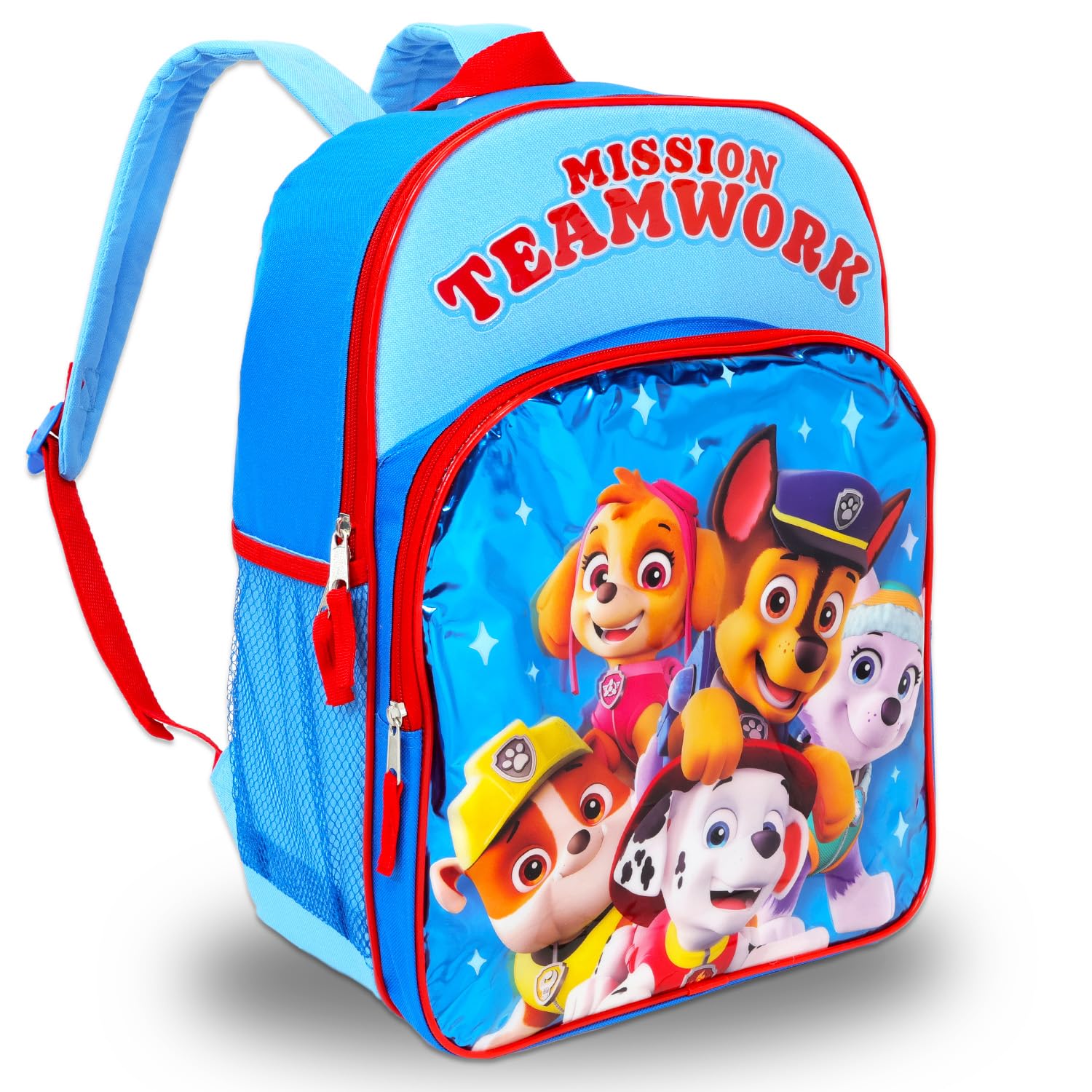 Fast Forward Paw Patrol Backpack for Boys Set - Paw Patrol Backpack, Stickers, Backpack Clip, More | Paw Patrol Backpack for Boys 4-6