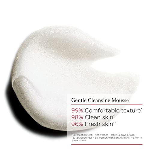 Clarins Gentle Renewing Cleansing Mousse | Cleanses, Gently Exfoliates & Refreshes | Foaming Mousse |Soap-Free|SLS-Free | Dermatologist Tested | Exfoliating Tamarind Pulp Extract Rich In AHAs | 5.5 Oz