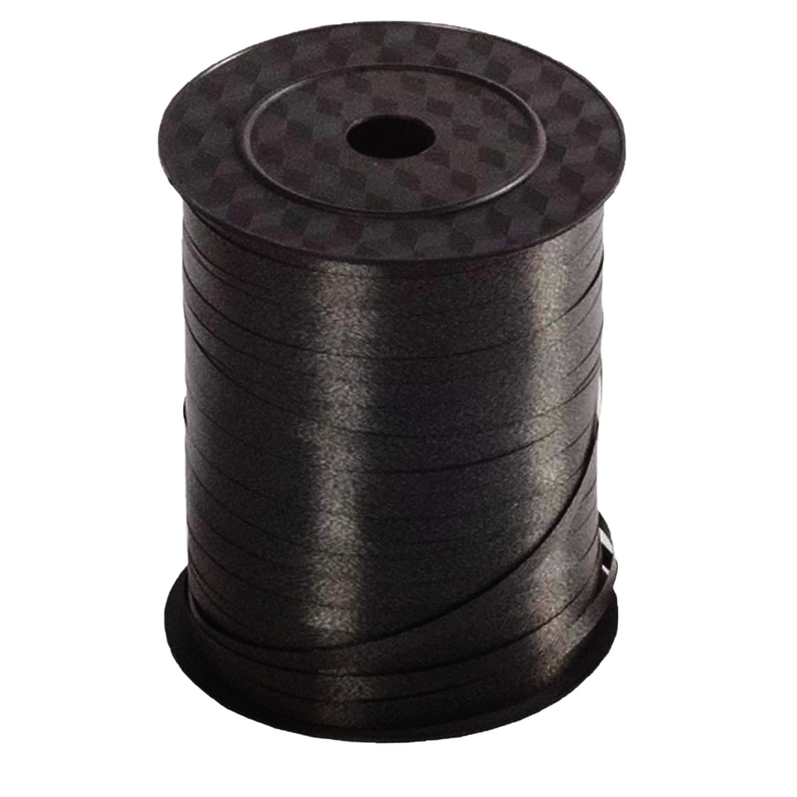 500 Yards Black Crimped Curling Ribbon Balloon Curling Ribbon Balloon String Roll for Decoration Balloon Accessories