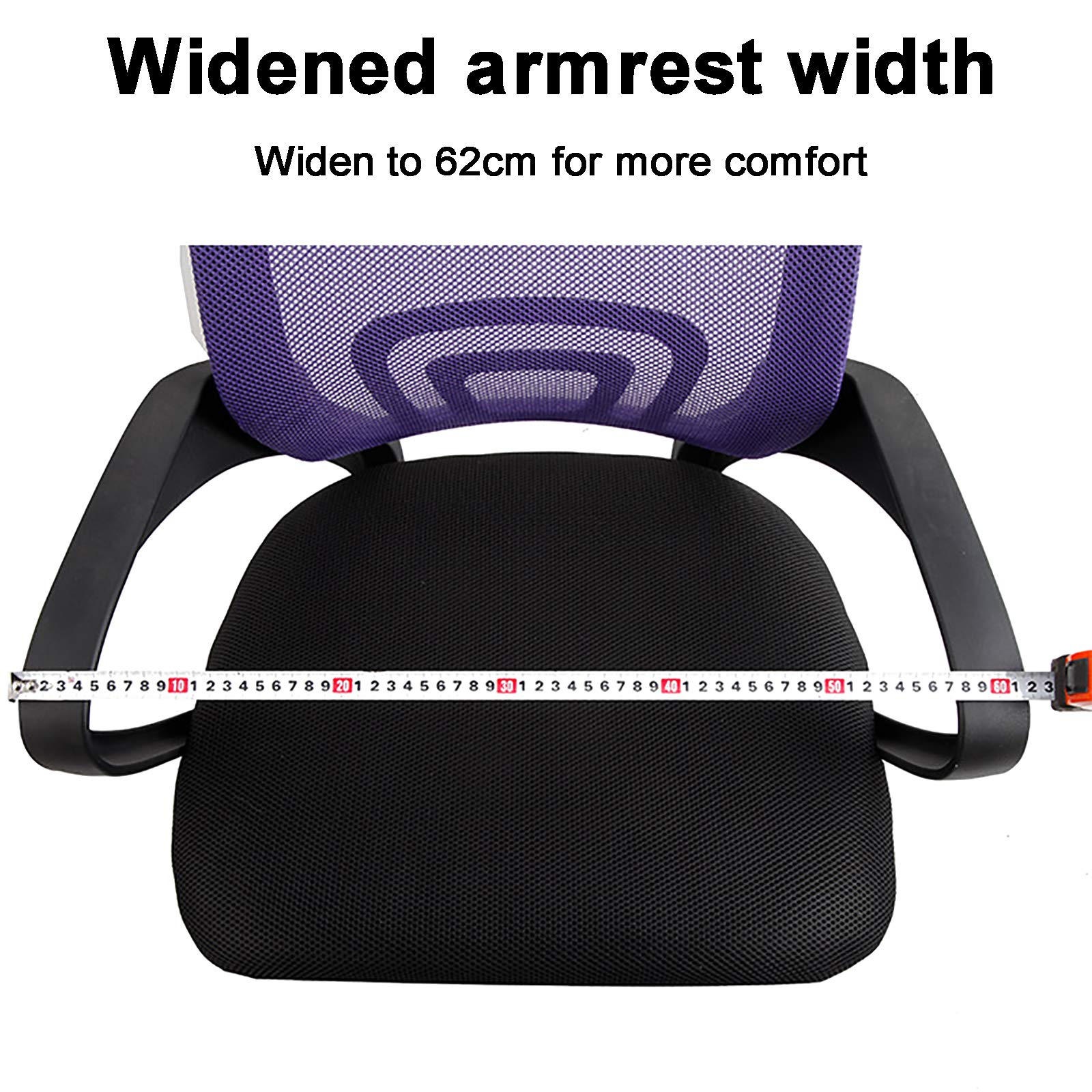 Office Chair Gaming Chair Computer Chair Mesh Ergonomic Computer Chair,Desk Chair Height Adjustable Executive Swivel Chair for Men Adults Conference,High Back Home Office Chair wit