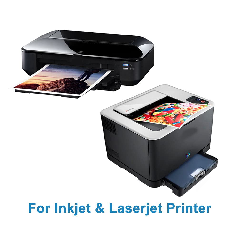 Uinkit 100 sheets Presentation Paper Matte 11x17 Double Sided 35 lb Photo 11 x 17 2 Sides Brochure Photos Picture Poster Playbill Flyer 6.5 Mil Double-Sided for laser and Inkjet Printers
