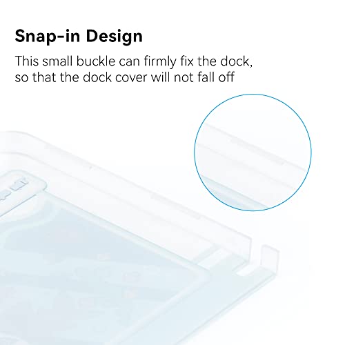 GeekShare Anti Scratch Switch OLED Dock Cover- Hard Faceplate Sleeve Pad for Switch OLED Dock- DIY Replacement Shell Compatible with Switch OLED Dock - Shark Party (for Switch OLED Model)