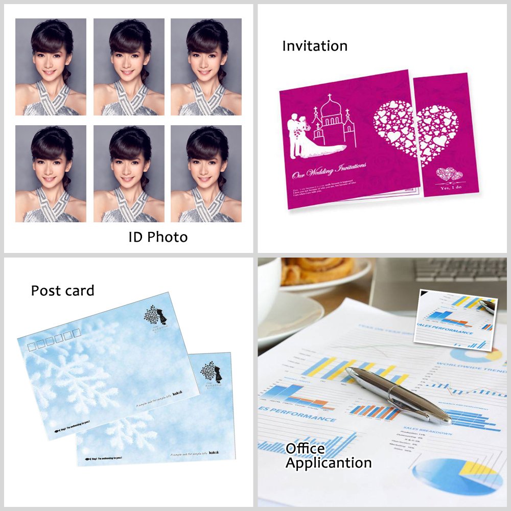 Uinkit 100 sheets Presentation Paper Matte 11x17 Double Sided 35 lb Photo 11 x 17 2 Sides Brochure Photos Picture Poster Playbill Flyer 6.5 Mil Double-Sided for laser and Inkjet Printers