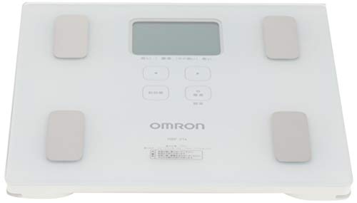 New! Omron Weight Scale Body Composition Meter Body Scan White HBF-214-W Japan