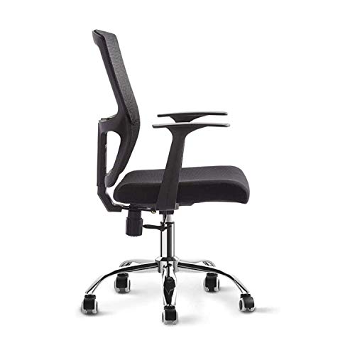 KXDTZ Desk Task Computer Chair Fabric Low Back Office Chair with Adjustable Height, for Reception Dinning Conference Room