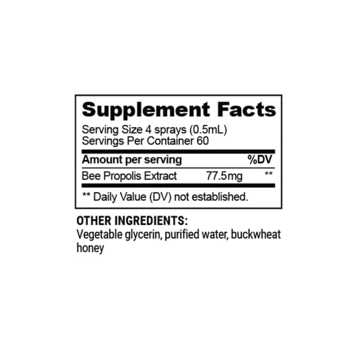 Beekeeper's Naturals Propolis Throat Spray for Kids - 95% Bee Propolis Extract - Natural Immune Support & Sore Throat Relief - Has Antioxidants & Gluten-Free, 1.06 oz (Pack of 2)