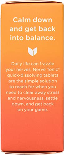 Hyland's Nerve Tonic Stress Relief Tablets, Natural Relief of Restlessness, Nervousness and Irritability Symptoms, Non-Habit Forming, 50 Count