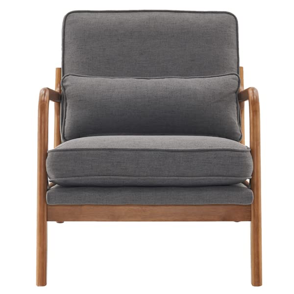 Waiting Room Chair Guest Chair Conference Room Chair Office Guest Chair Reception Accent Single Sofa Chair Seat Office Executive Side Chair Dark Grey