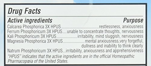 Hyland's Nerve Tonic Stress Relief Tablets, Natural Relief of Restlessness, Nervousness and Irritability Symptoms, Non-Habit Forming, 50 Count