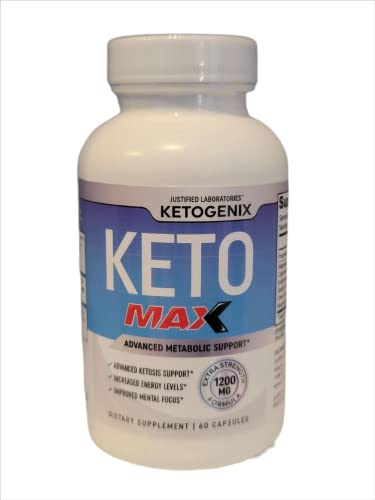 Ketogenix Max 1200mg Keto Pills Ketogenic Supplement Includes goBHB Exogenous Ketones Apple Cider Vinegar Macadamia Nut Oil and Green Tea Advanced Ketosis Support for Men Women 300 Capsules 5 Bottles