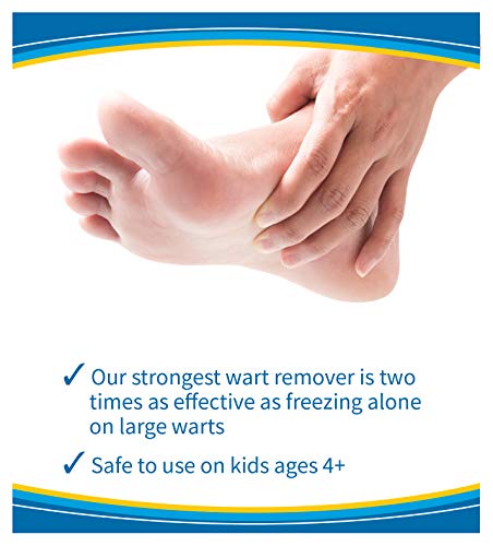 Dr. Scholl's FreezeAway Wart Remover Dual Action, 8 Applications/Freeze Therapy + Powerful Fast Acting Salicylic Liquid to Remove Common and Plantar Warts, 0.33 Fl Oz, 1 Count