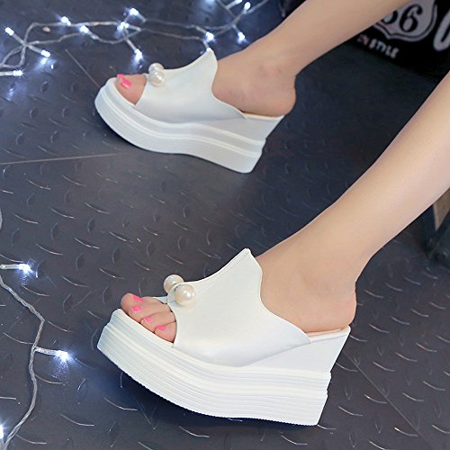 Guilty Heart | Womens Comfort Open Toe Ankle Strap Chunky Block High Heel | Sexy Dress Formal Party Sandal White