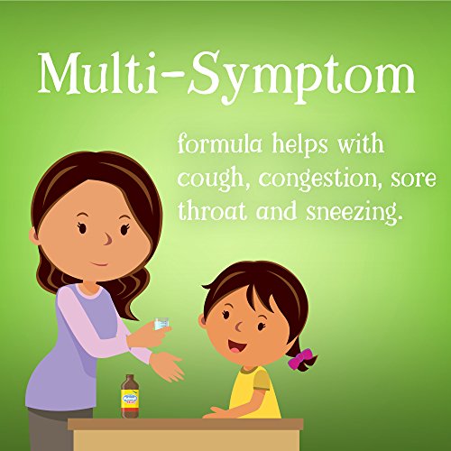 Cold Medicine for Kids Ages 2+ by Hyland's, Nighttime Cold 'n Mucus Relief Liquid, Natural Relief of Mucus & Congestion, Runny Nose, Cough, 4 Ounces