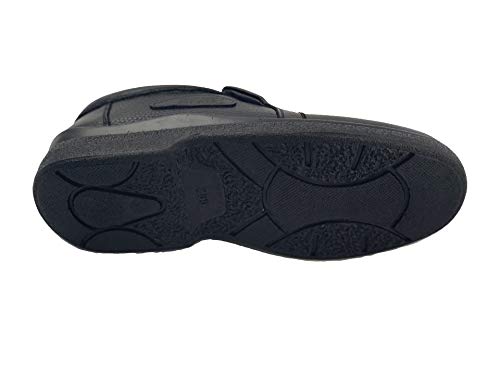 Labo Pro Reactive Men's Upper Leather Oil Resistant,Slip Resistant Kitchen Shoes Slip on 2228LP-BLACK-9.5