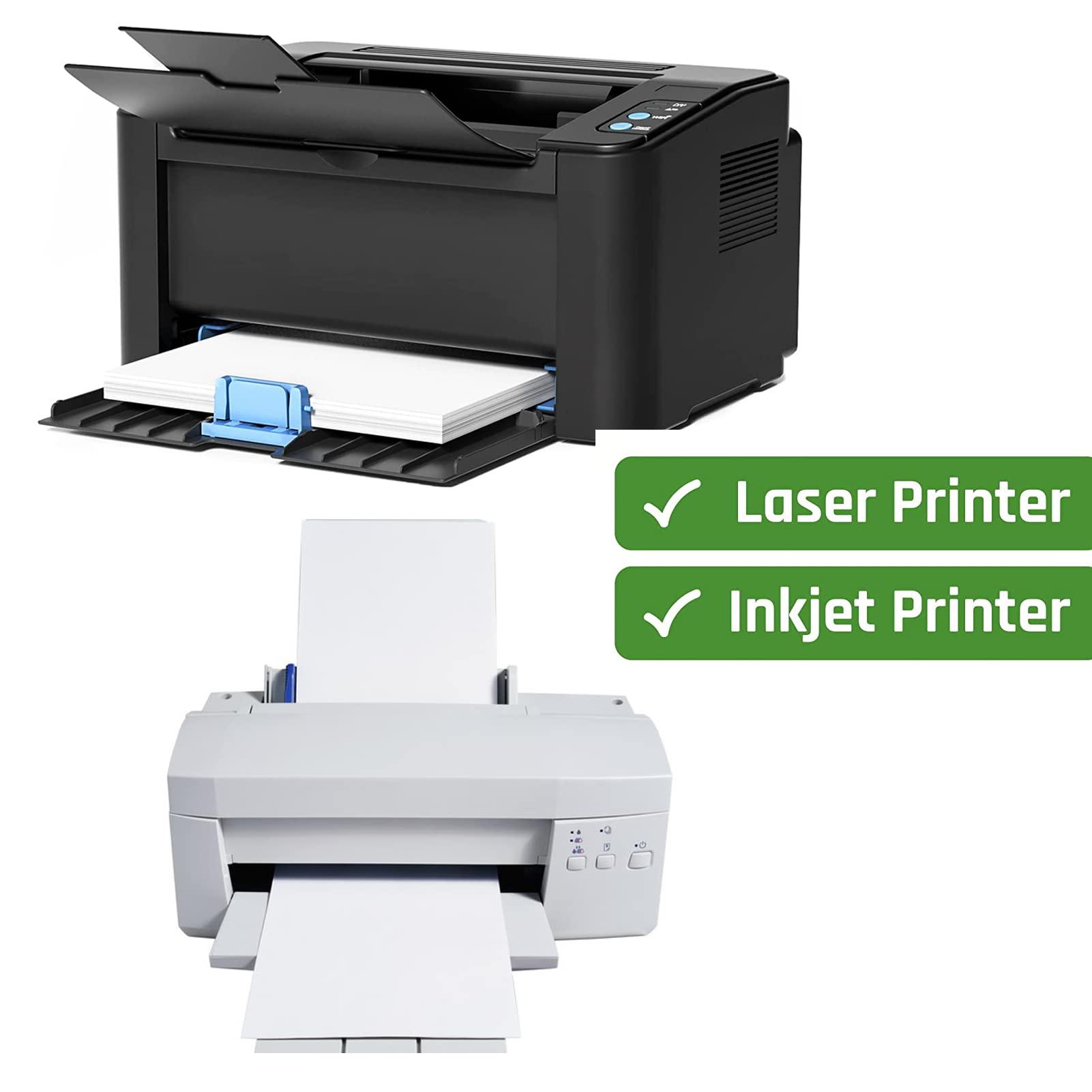 MPRT 2" x 4" Shipping Address Labels 1000 Label Stickers Paper for Laser & Inkjet Printer 10 per Page Printable Mailing Labels - Matte, 100 Sheets