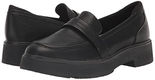 Dr. Scholl's Shoes Women's Vibrant Loafer, Black Synthetic, 9.5