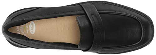Dr. Scholl's Shoes Women's Vibrant Loafer, Black Synthetic, 9.5