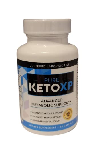 Pure Keto Xp Pills Advanced BHB Ketogenic Supplement Exogenous Ketones Ketosis for Men Women 60 Capsules 3 Bottles